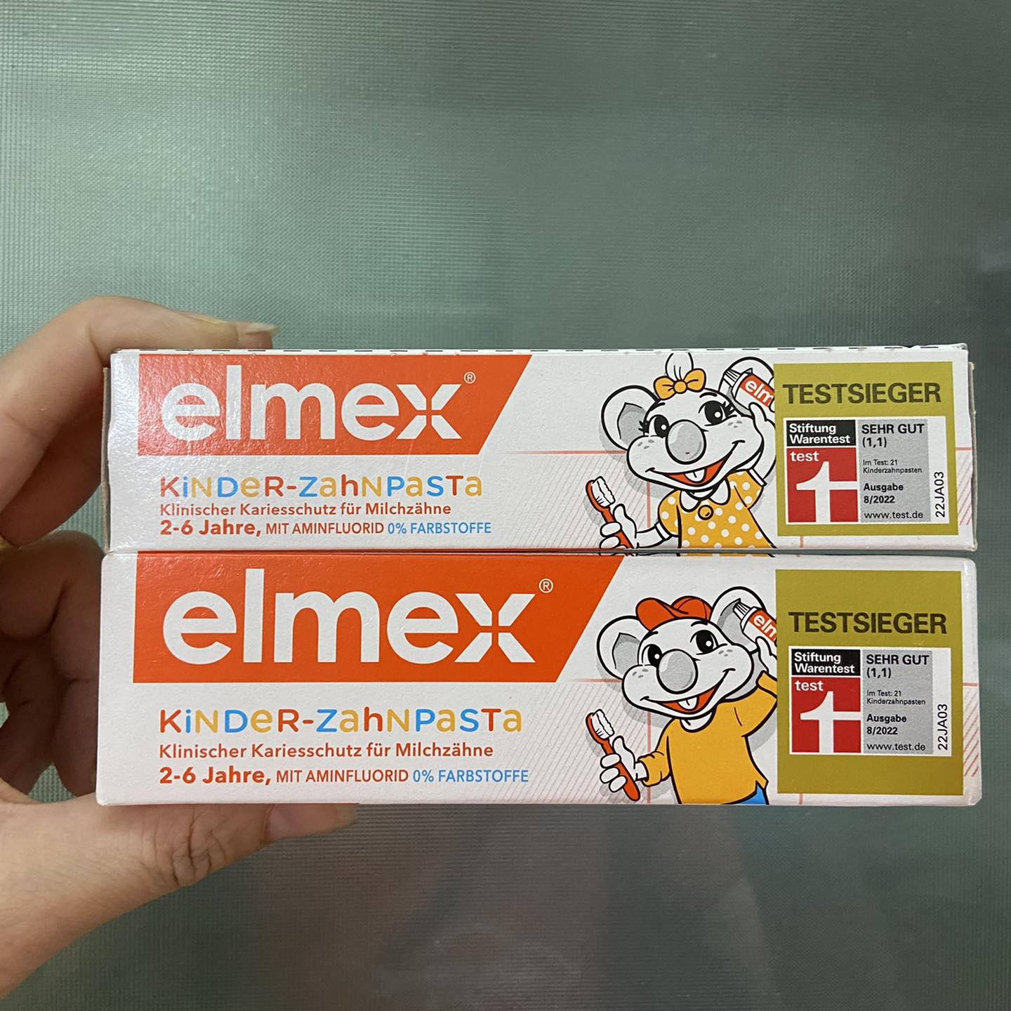 Kem đánh răng Elmex 2-6 tuổi CÓ THỂ NUỐT ĐƯỢC